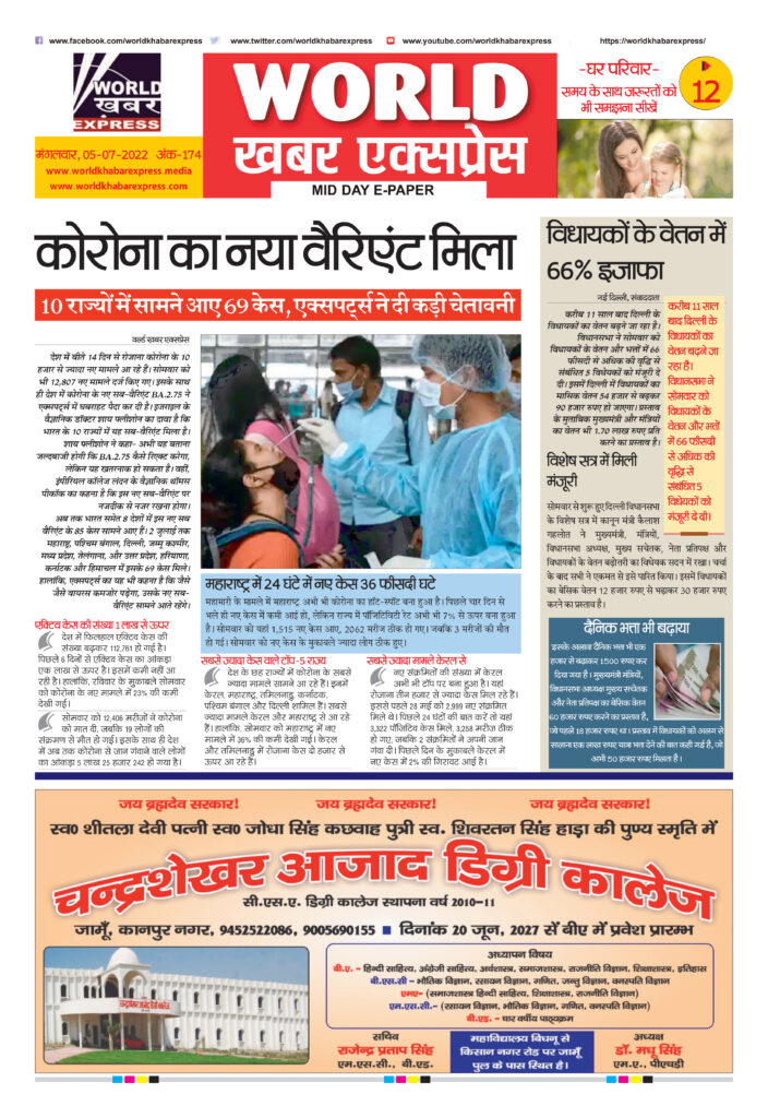 Newspaper Designing: स्टैंडर्ड अखबार डिजाइन - e radio india